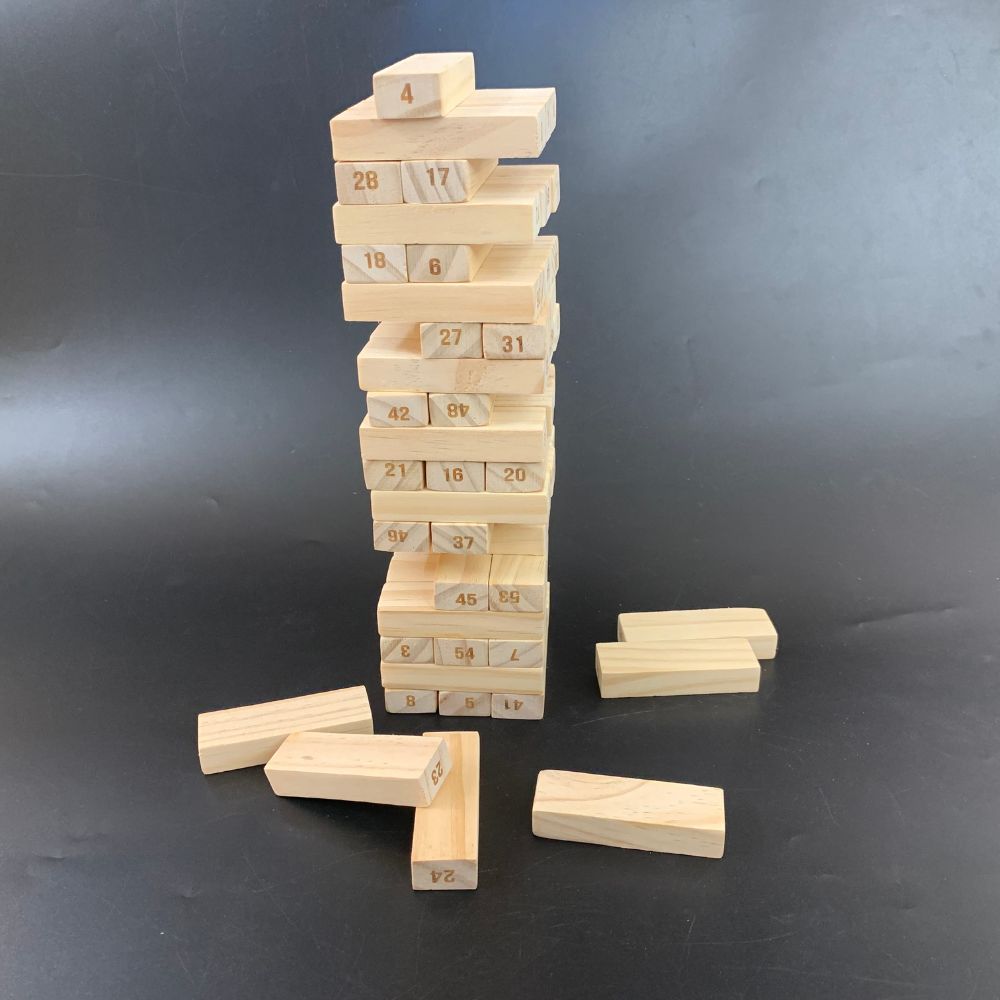 Wholesale Wooden Tumbling Tower Toy Set