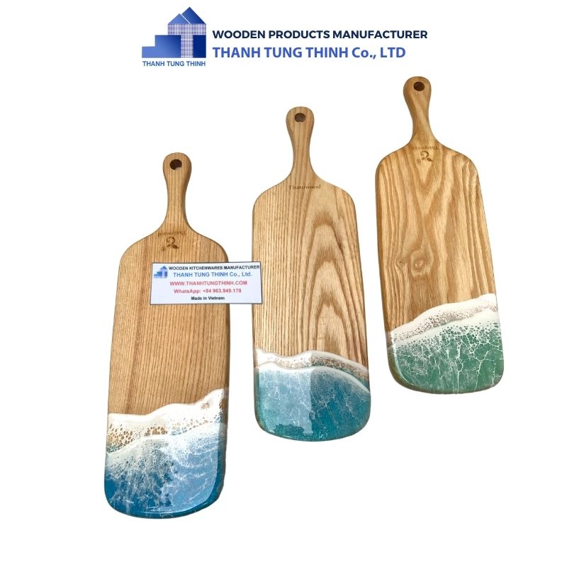 Paddle Epoxy Wood Tray