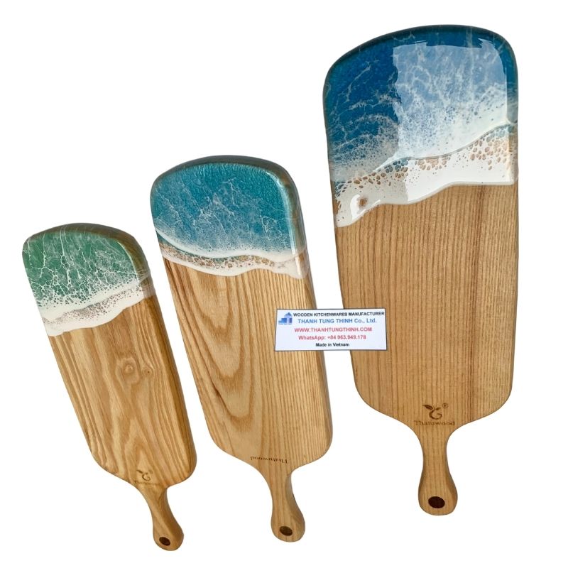 Paddle Epoxy Wood Tray