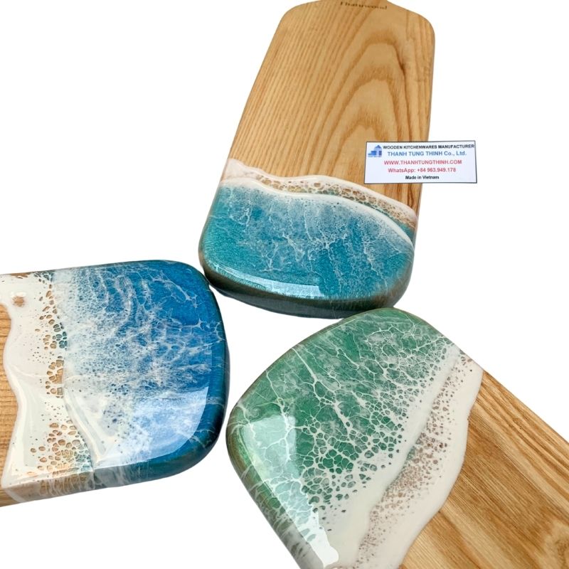 Paddle Epoxy Wood Tray