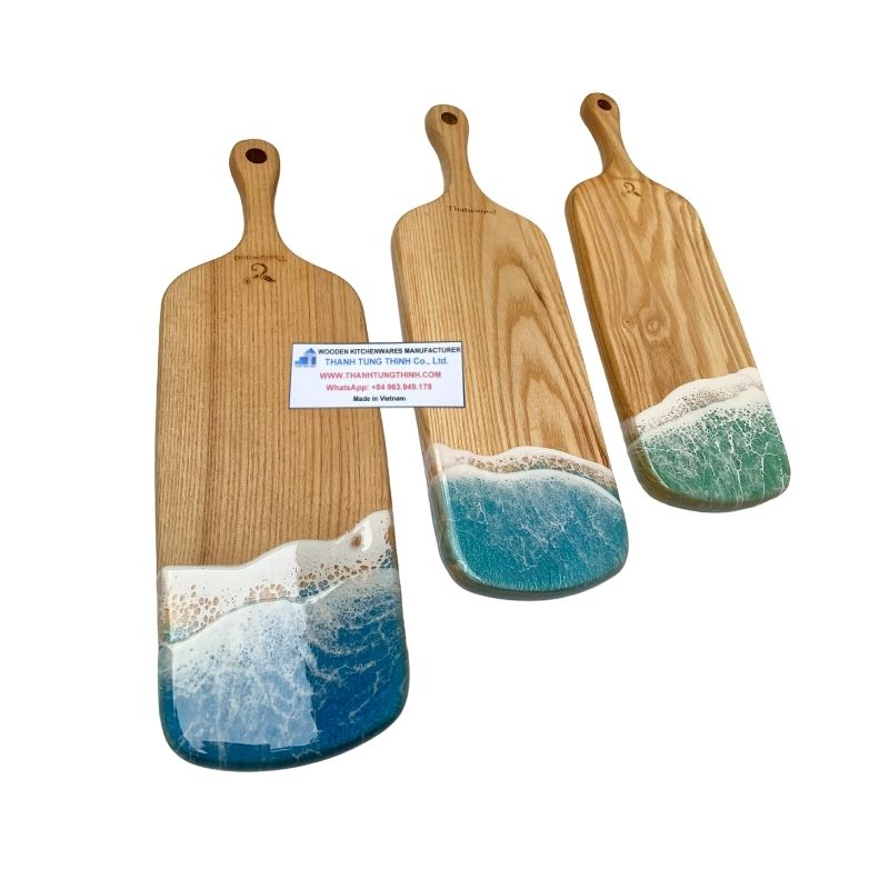 Paddle Epoxy Wood Tray